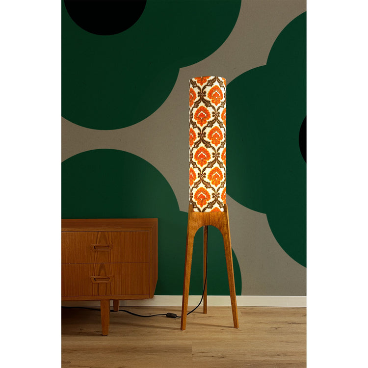 Blue Bell - Vintage Fabric - Archie Rocket Floor Lamp – retro duo